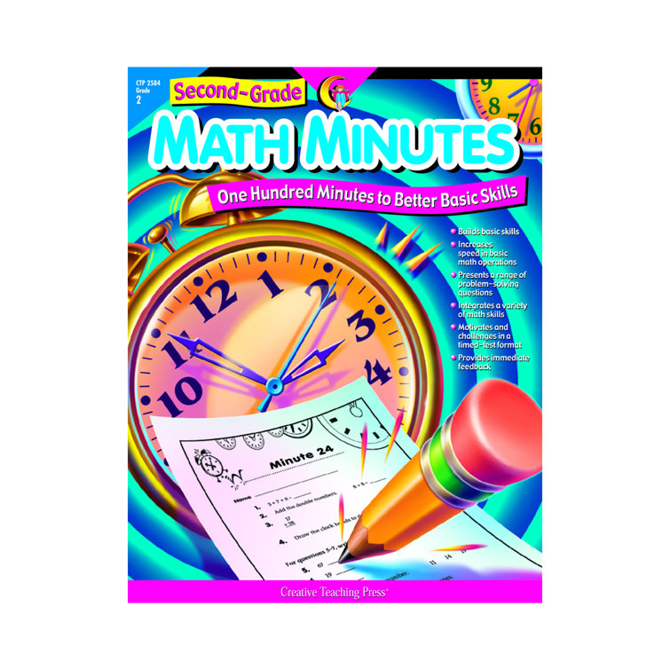 Creative Teaching Press Grade 2 Math Minutes Book Wayfair Creative Teaching Press Grade 2 Math Minutes Book Wayfair